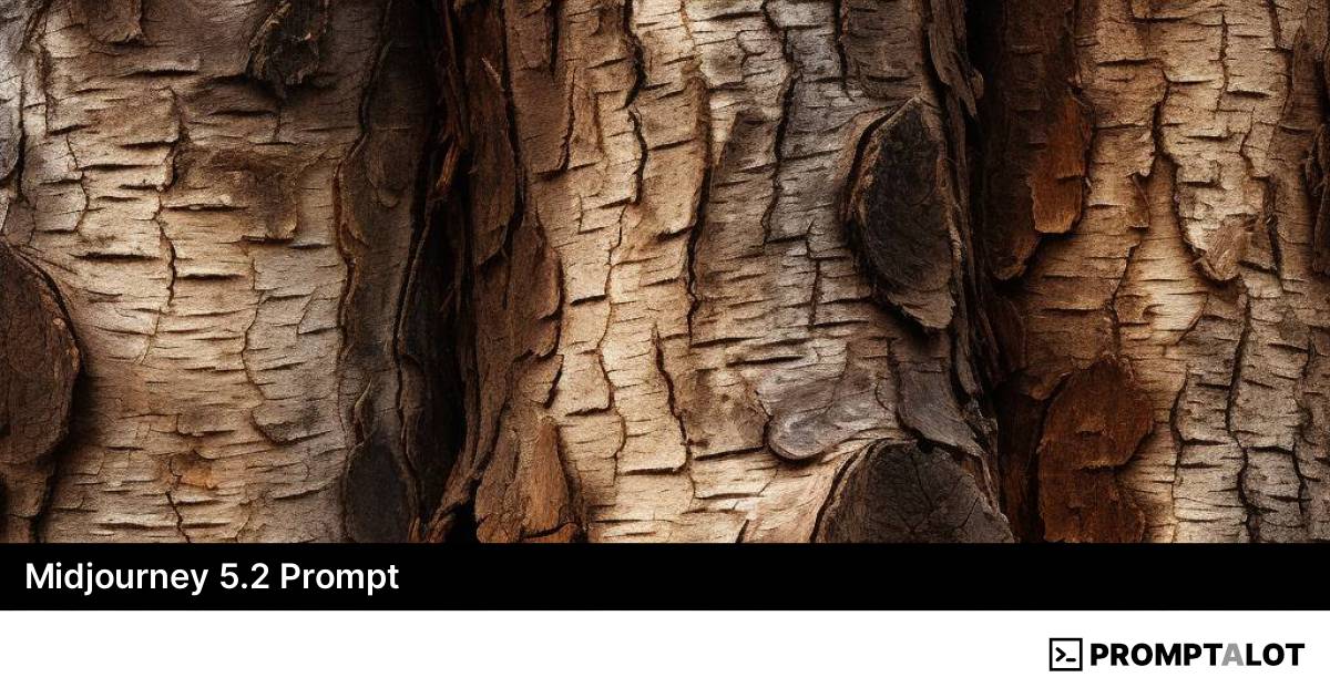 "Tree Bark Tapestry" Midjourney 5.2 Prompt – Promptalot