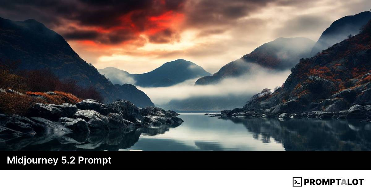 "Mountainous Serenity" Midjourney 5.2 Prompt – Promptalot
