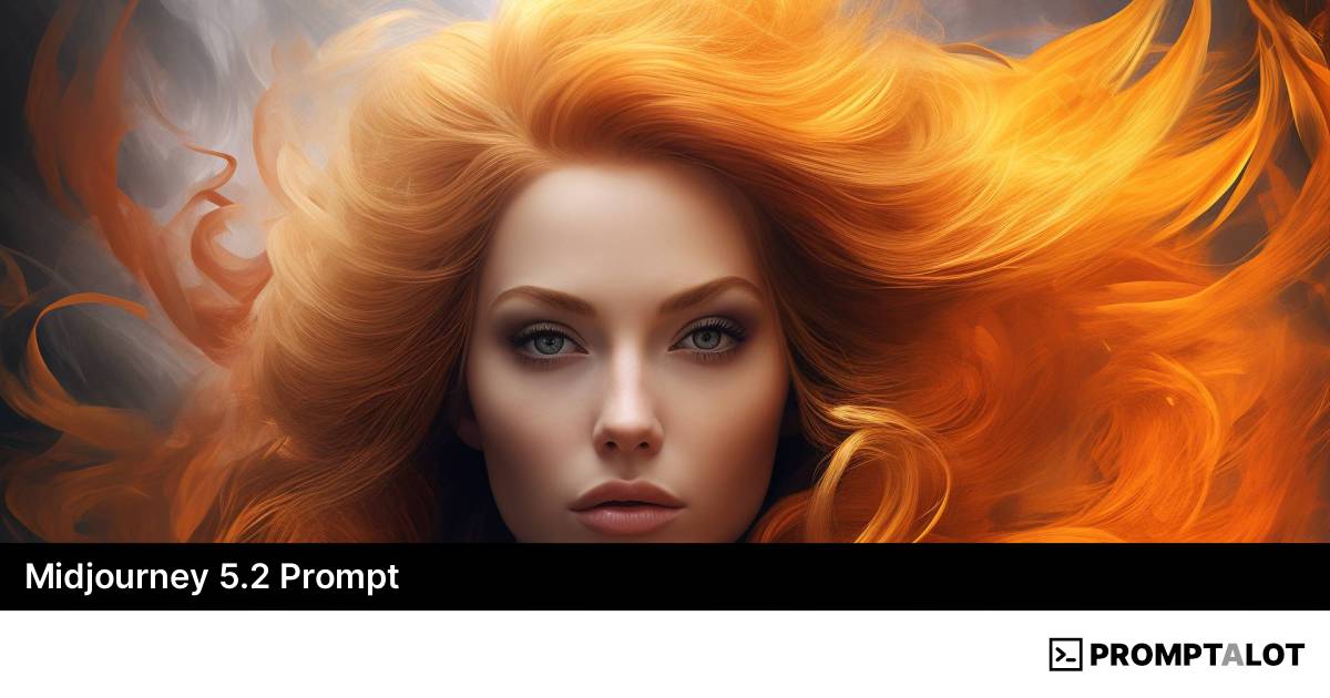 "Fiery Elegance" Midjourney 5.2 Prompt – Promptalot