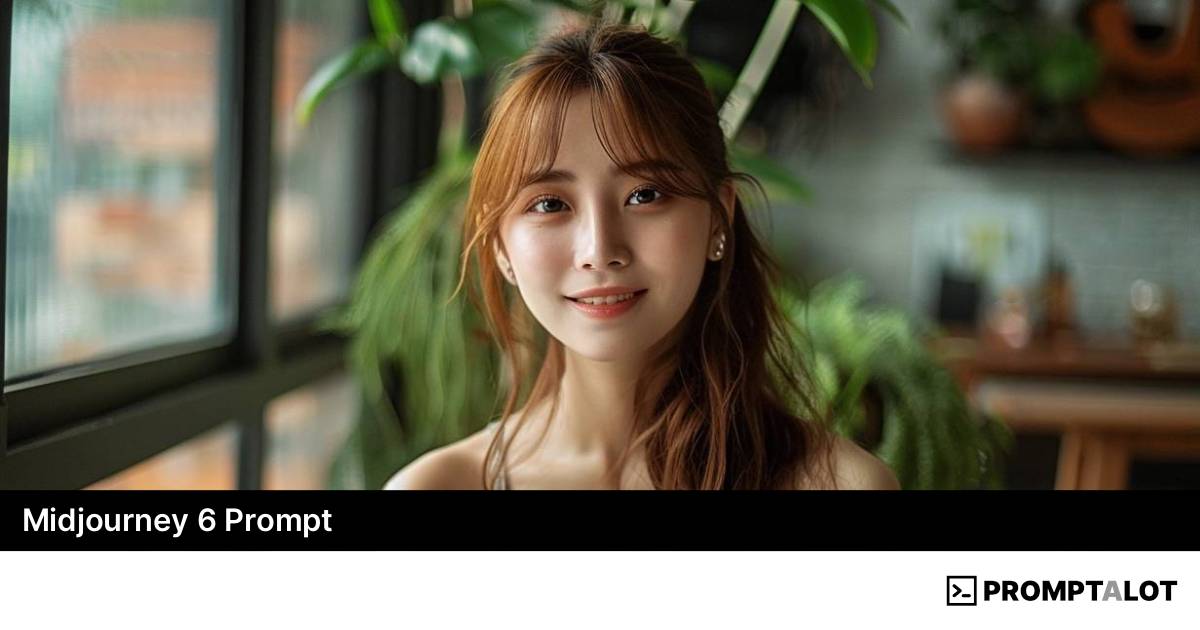"Serene Indoor Beauty" Midjourney 6 Prompt – Promptalot