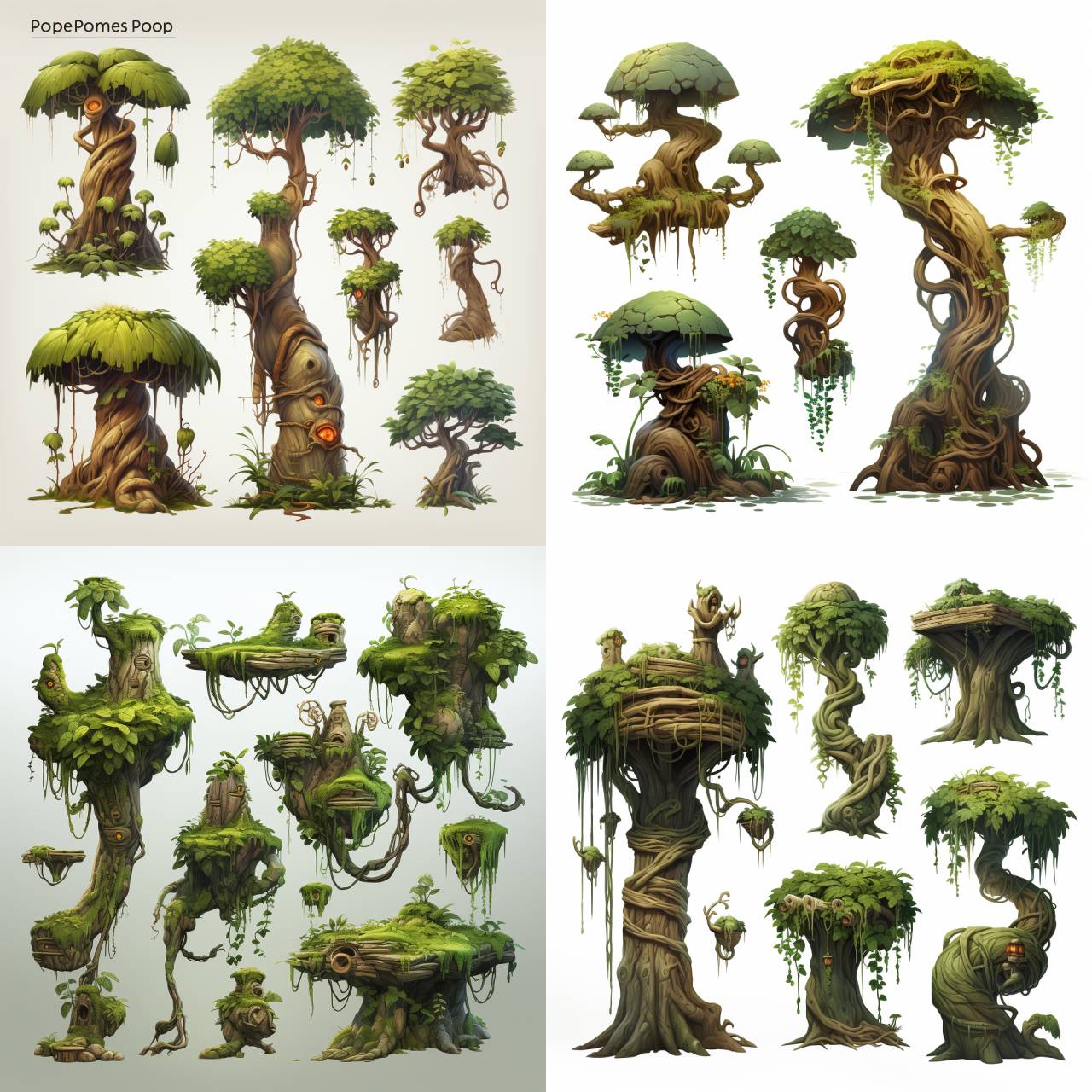 "Enchanted Forest Dwellers" Midjourney 5.2 Prompt – Promptalot