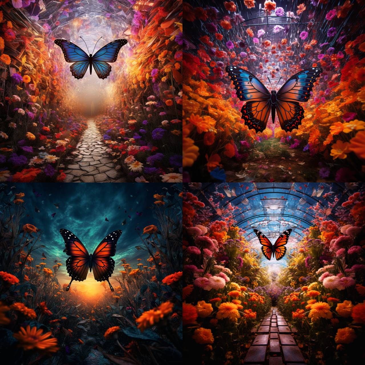 "Enchanted Butterfly Path" Midjourney 5.2 Prompt – Promptalot