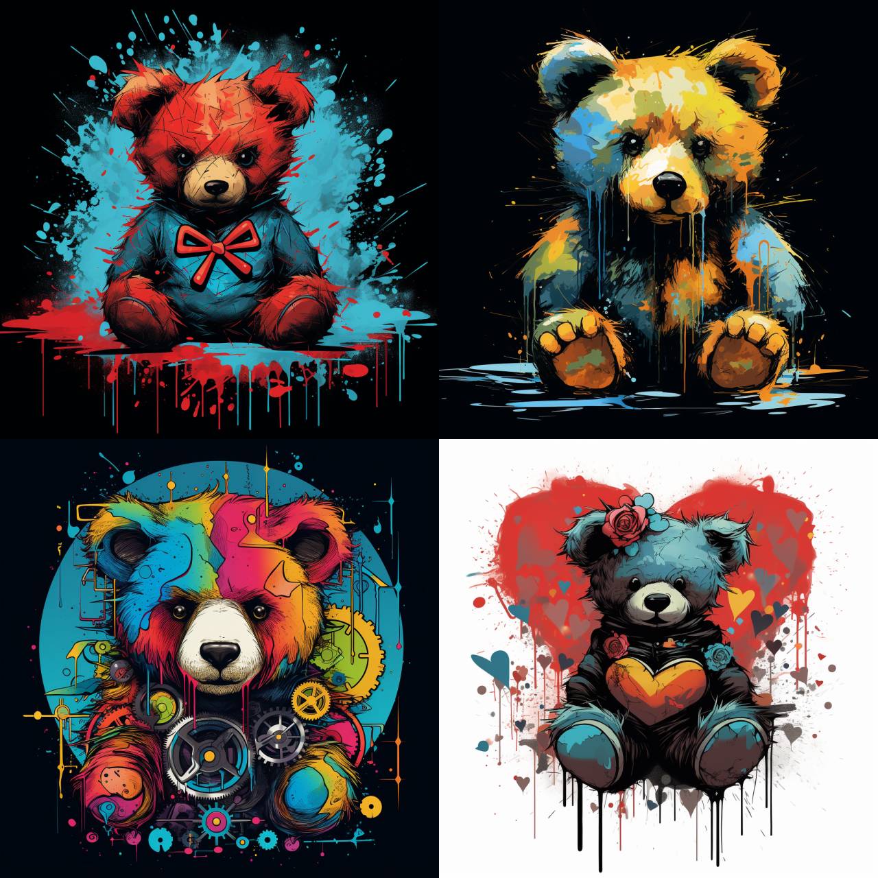 "Cosmic Teddy Adventure" Midjourney 5.2 Prompt – Promptalot