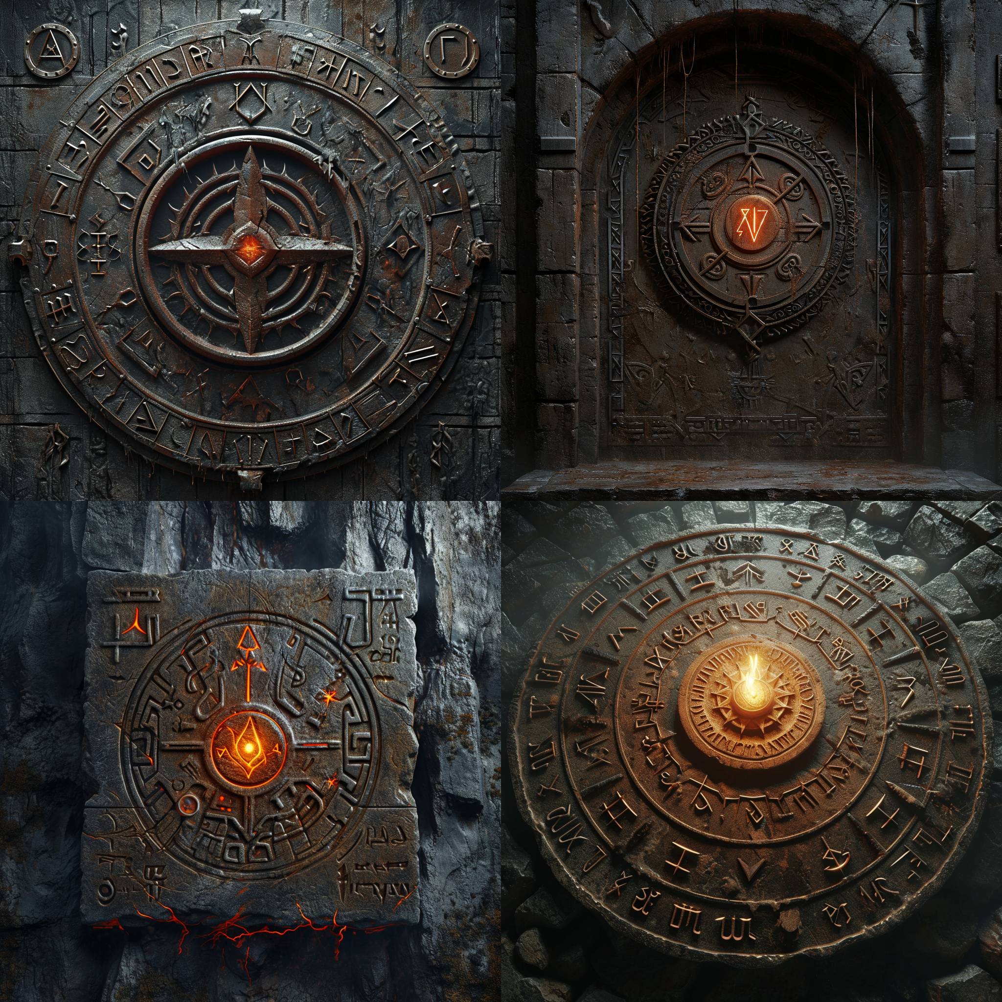 "Mystic Rune Compass" Midjourney 6 Prompt – Promptalot