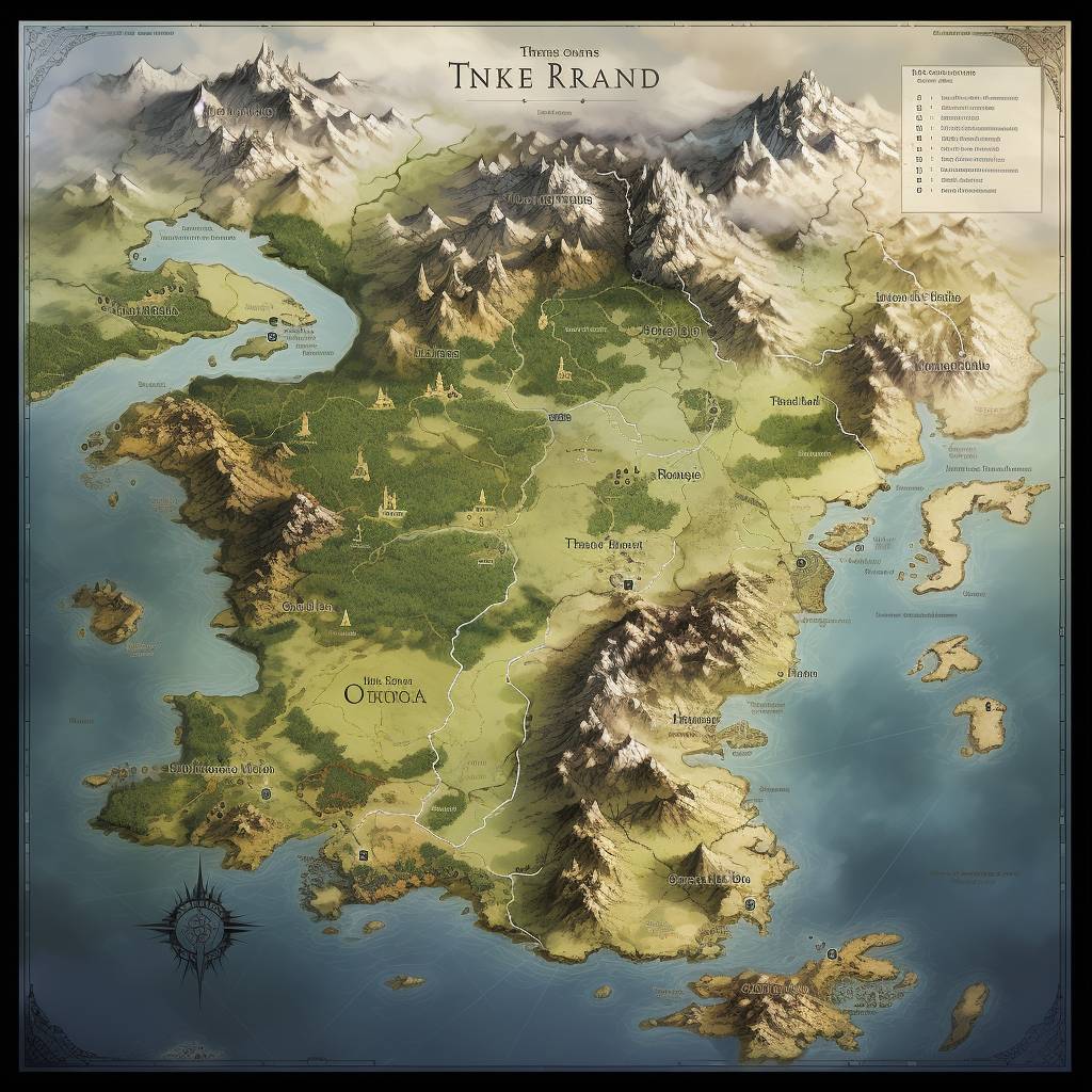 "Mystical Realm Map" Midjourney 5.2 Prompt – Promptalot