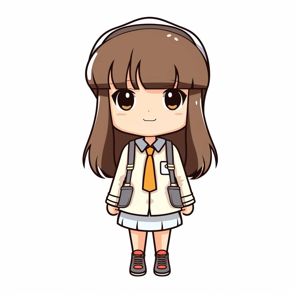 "Chibi Schoolgirl" Midjourney 5.2 Prompt – Promptalot