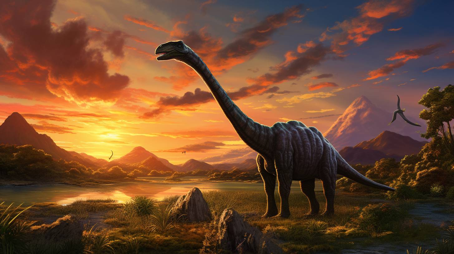 "Jurassic Sunset" Midjourney 5.2 Prompt – Promptalot