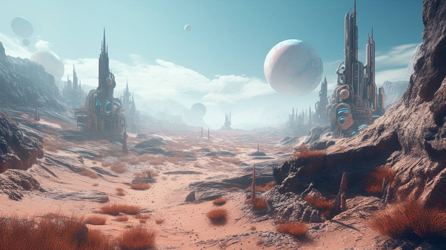 "Deserted Alien Terrain" Midjourney 5 Image [FULL PROMPT] – Promptalot