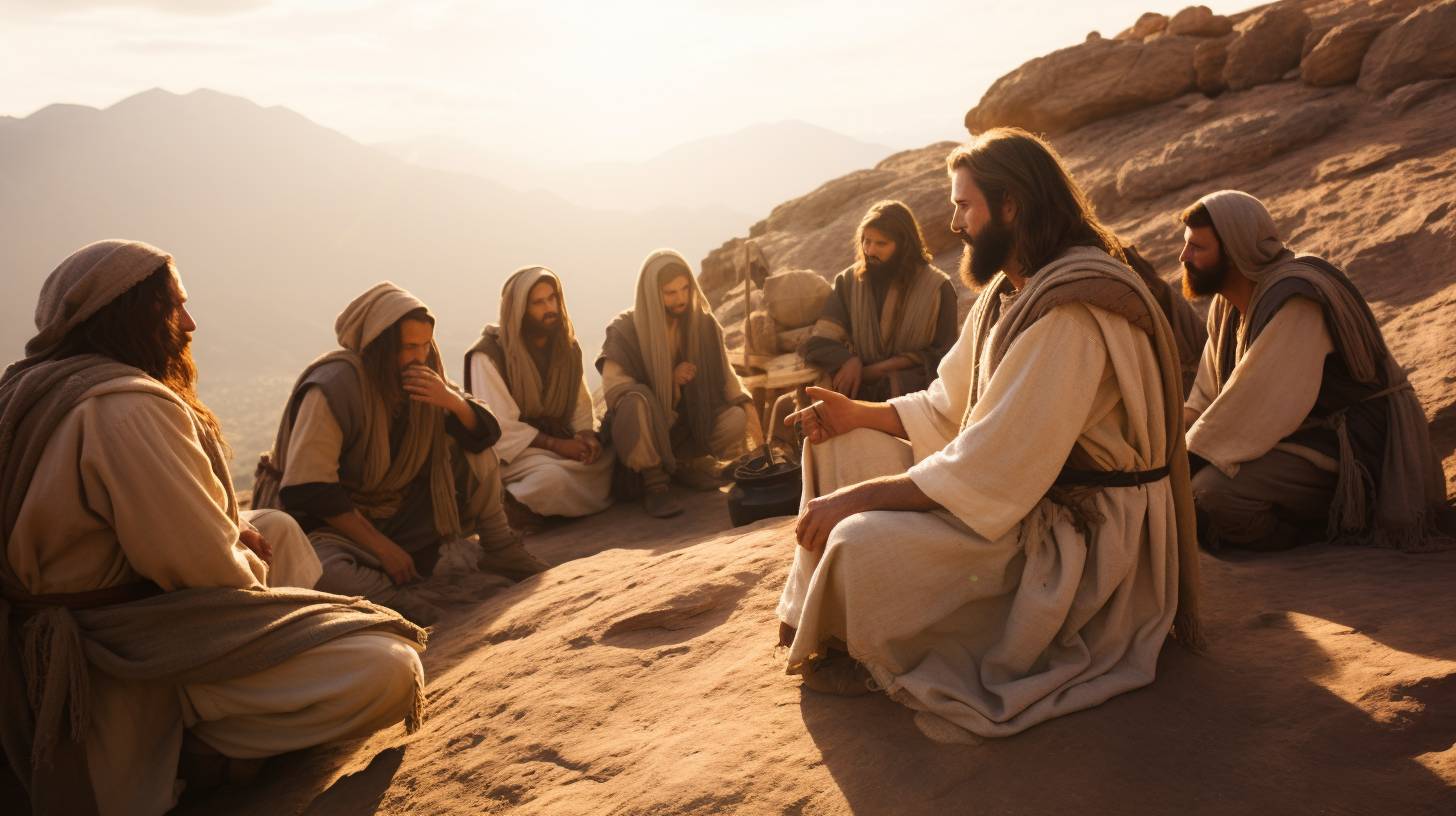 "Desert Sermon" Midjourney 5.2 Prompt – Promptalot