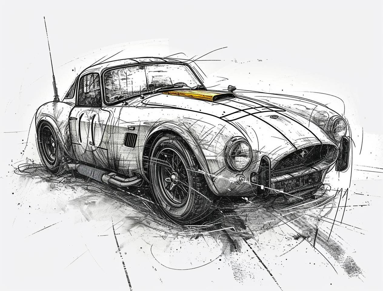 "Sketch Speedster" Midjourney 6 Image [FULL PROMPT] – Promptalot